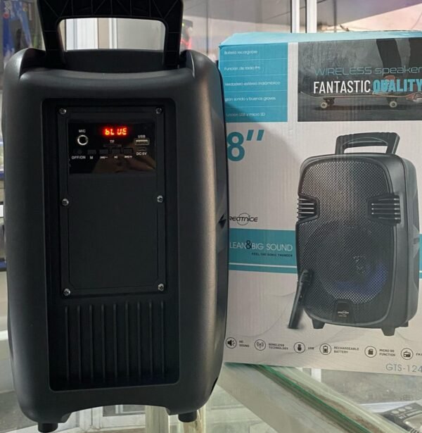 Parlante Bluetooth 8″ grecttnice gts-1248 - Store Ciber
